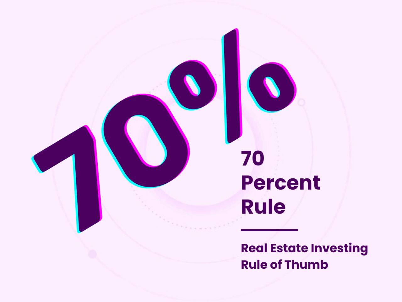 70% Rule: Using the Fifty Percent Rule To Test Real Estate